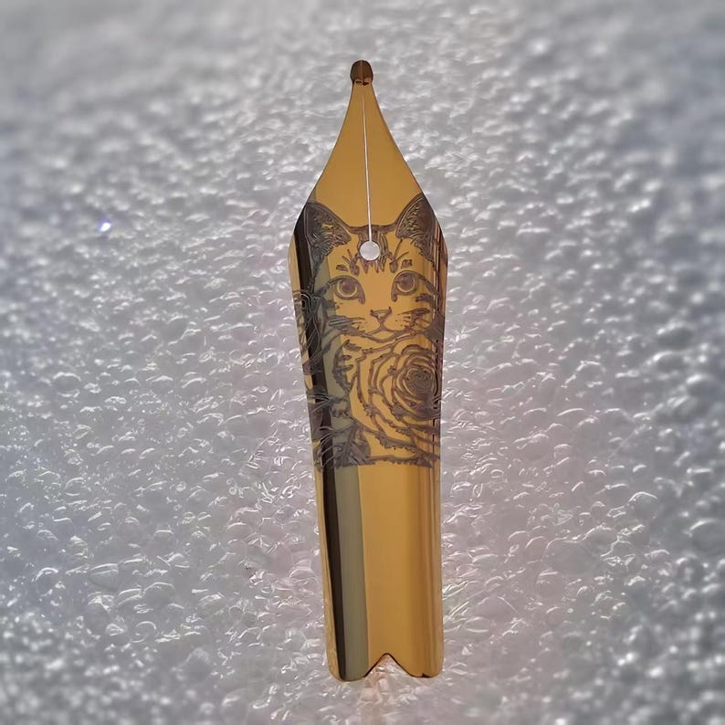 Cat Pattern Naginata Togi Fountain Pen Nib Size 6 - Etsy Australia