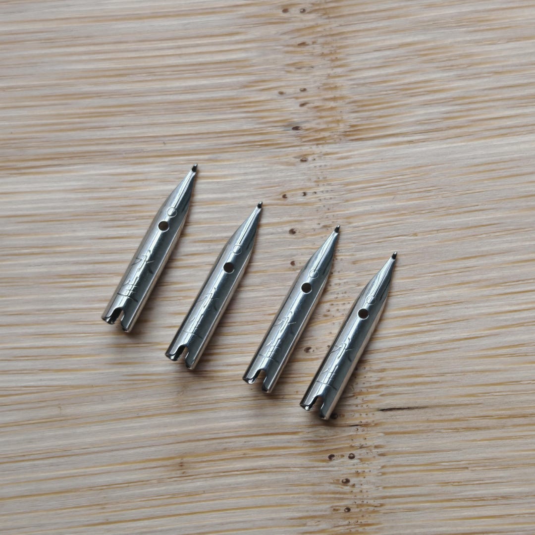 4pcs Little Bent Fountain Pen 18.5mm Hooded Nibs: 0.5-0.8mm - Etsy