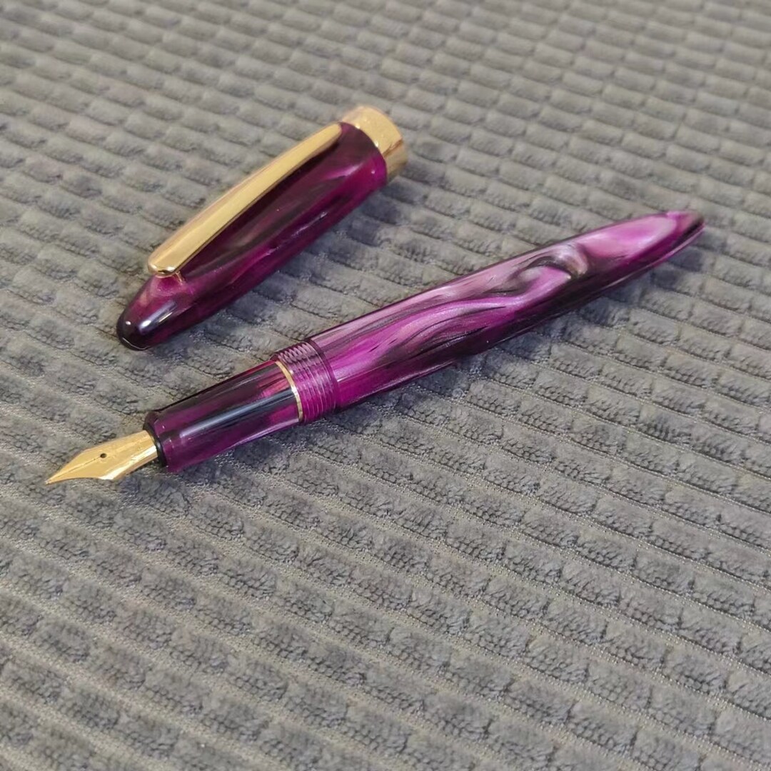 St Penpps MTG Beautiful Resin Fountain Pen Converter Filler F Nib - Etsy UK