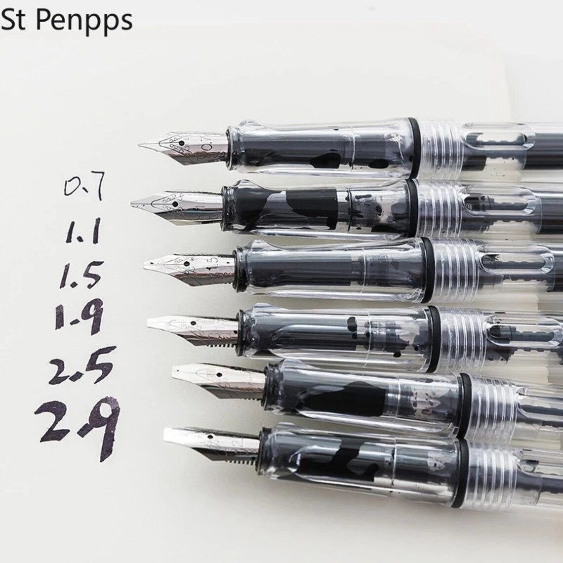 Bobby Tune Version 6pcs Calligraphy Parallel Pen Set: Gothic Lettering ...