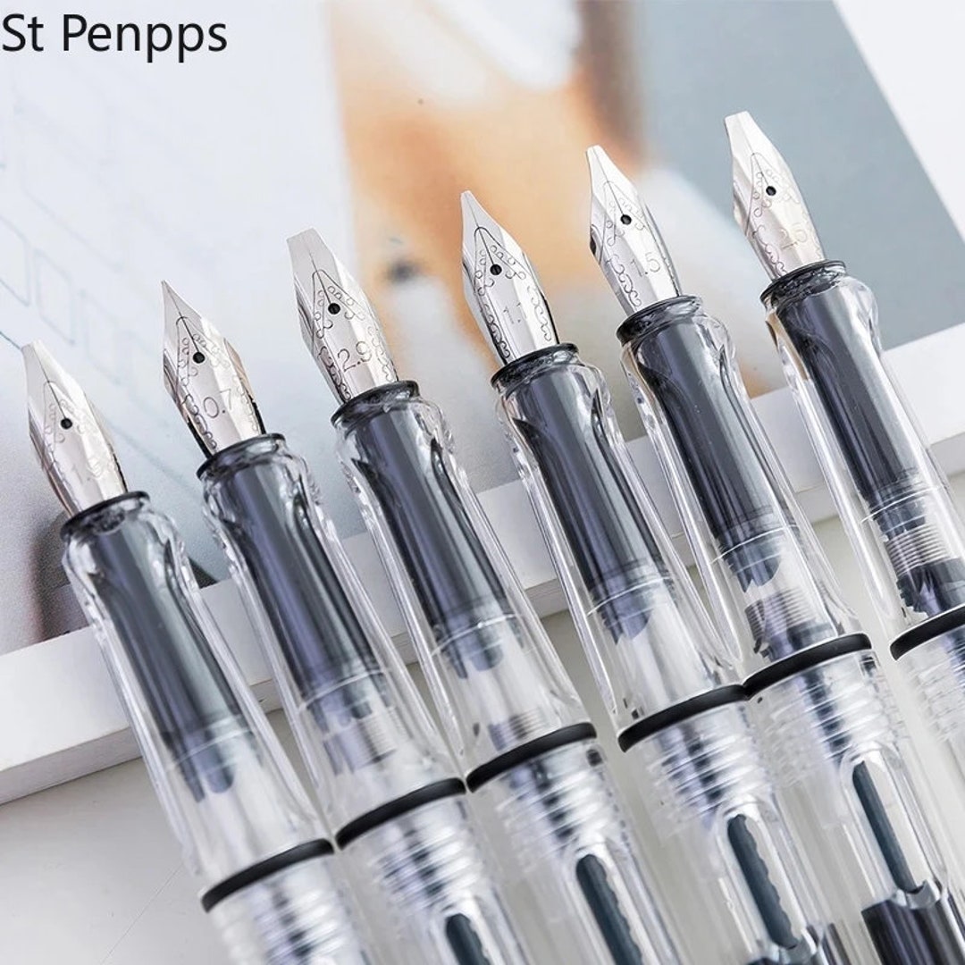 St Penpps 6pcs Calligraphy Parallel Pen Set 0.7mm 1.1mm 1.5mm 1.9mm 2 ...