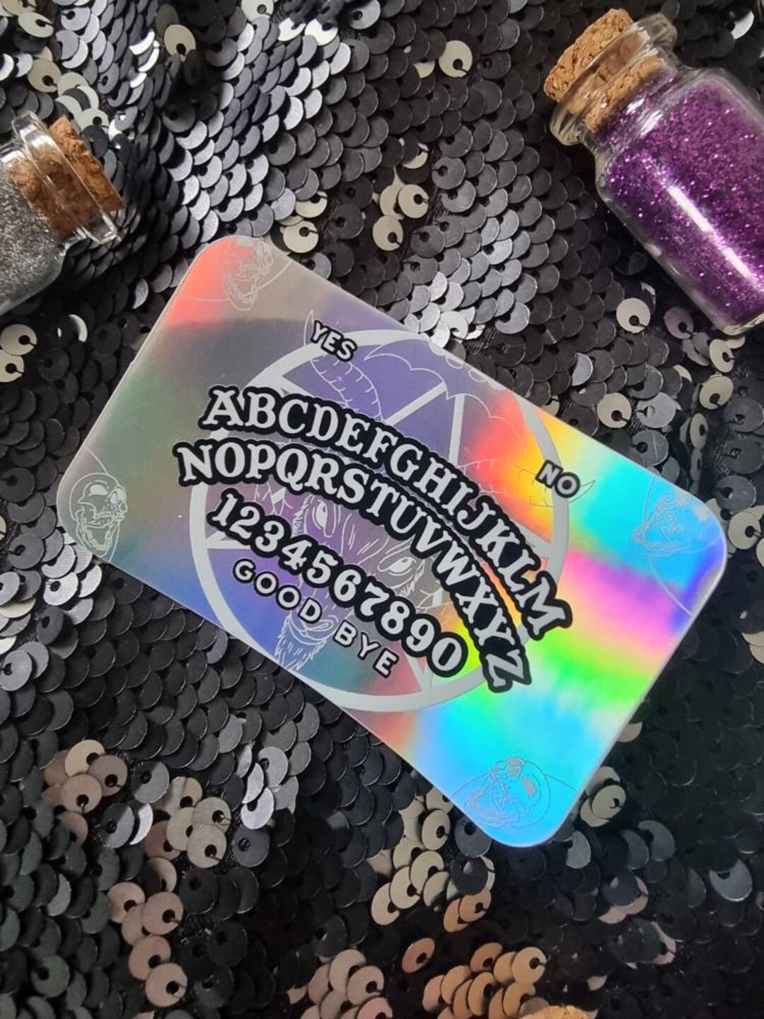 Holographic Ouija Board Sticker - Etsy