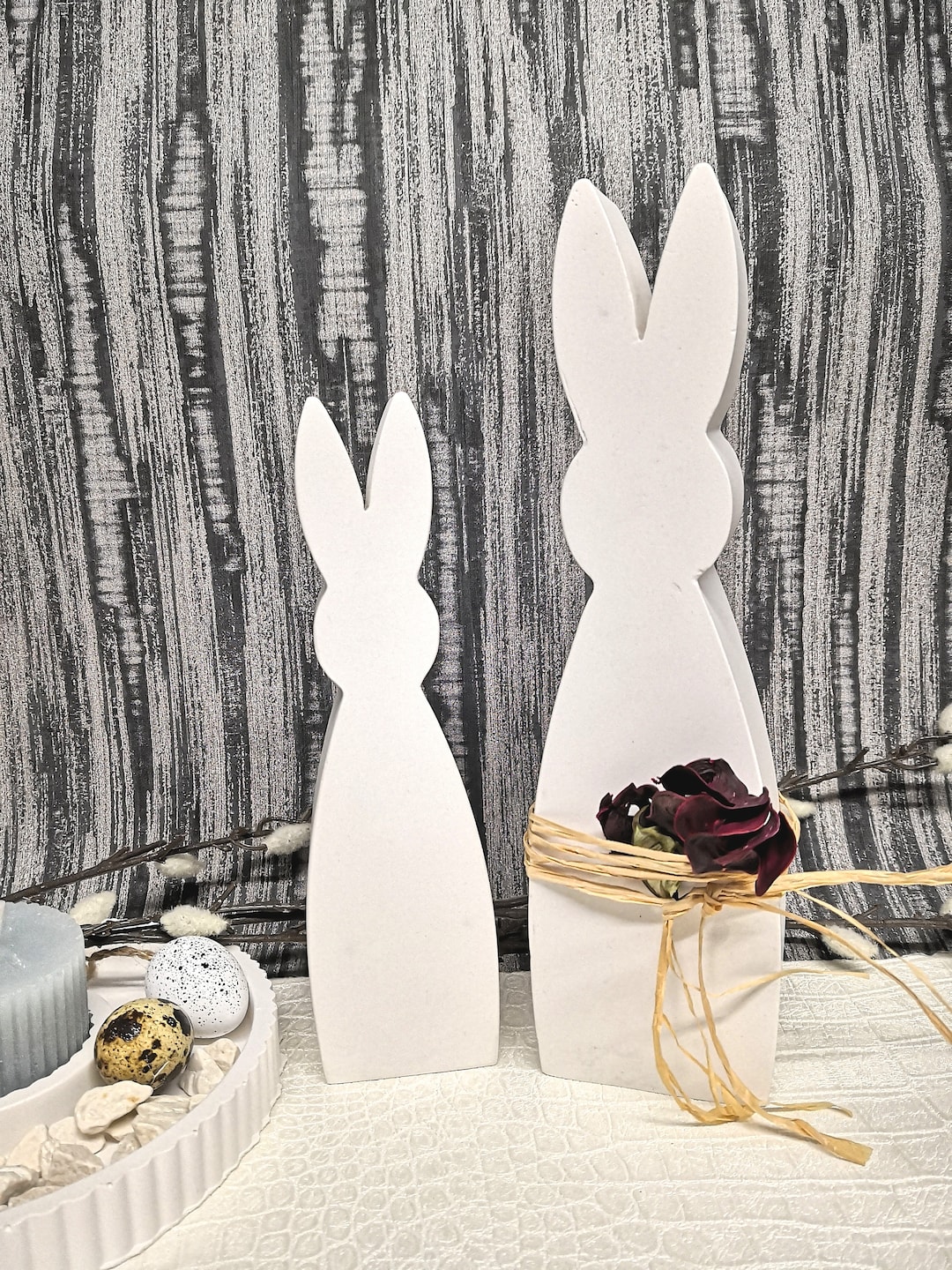 Rabbits, Easter Bunnies, Styrodurform, Easter Decoration, Casting Mold ...