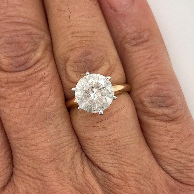 Natural Diamond Ring - Etsy