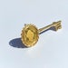 22k Antique Gold Key Pin, Coin Mounted Key Pin, GUAICAMACUTO Indian ...
