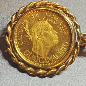 22k Antique Gold Key Pin, Coin Mounted Key Pin, GUAICAMACUTO Indian ...