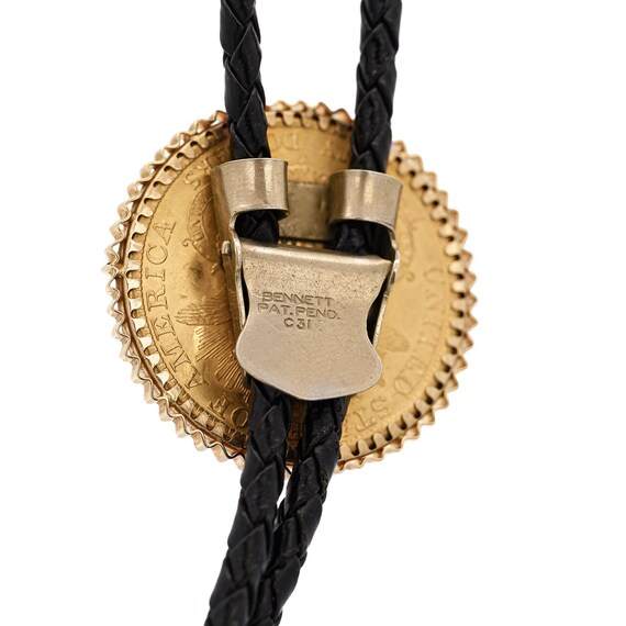 20 Dollar Lady Liberty 24k Gold Coin Alaskan Bolo Tie… - Gem