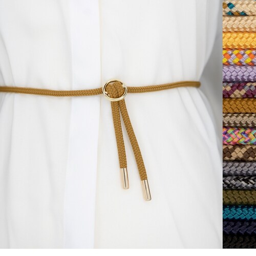 Belt Waist Belt Adjustable From Rope Rope in Different Colors - Etsy