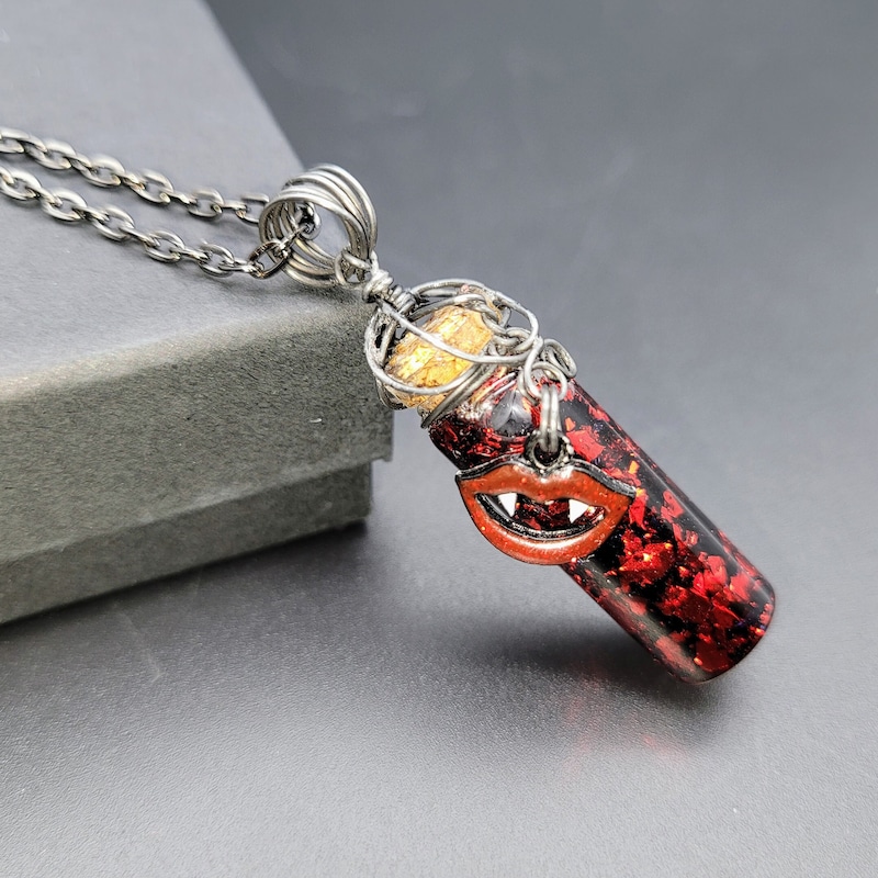 Blood Vial Necklace - Etsy