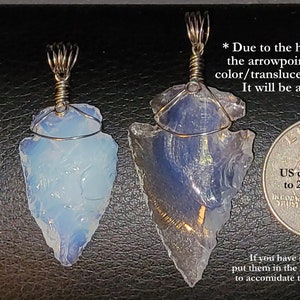 Cupids Arrow Pink Jadeite Arrowhead Pendant Wrapped in Stainless Steel ...