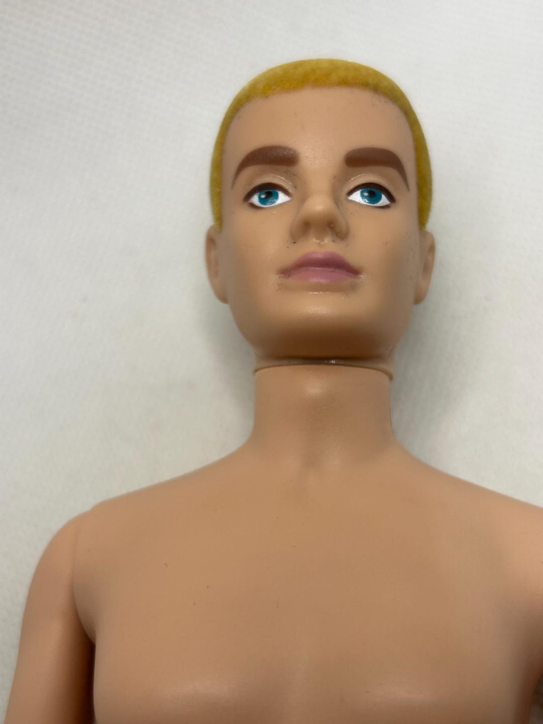 Silkstone Ken Flocked Hair, Mattel Ken 60th Anniversary, Unused, Top ...