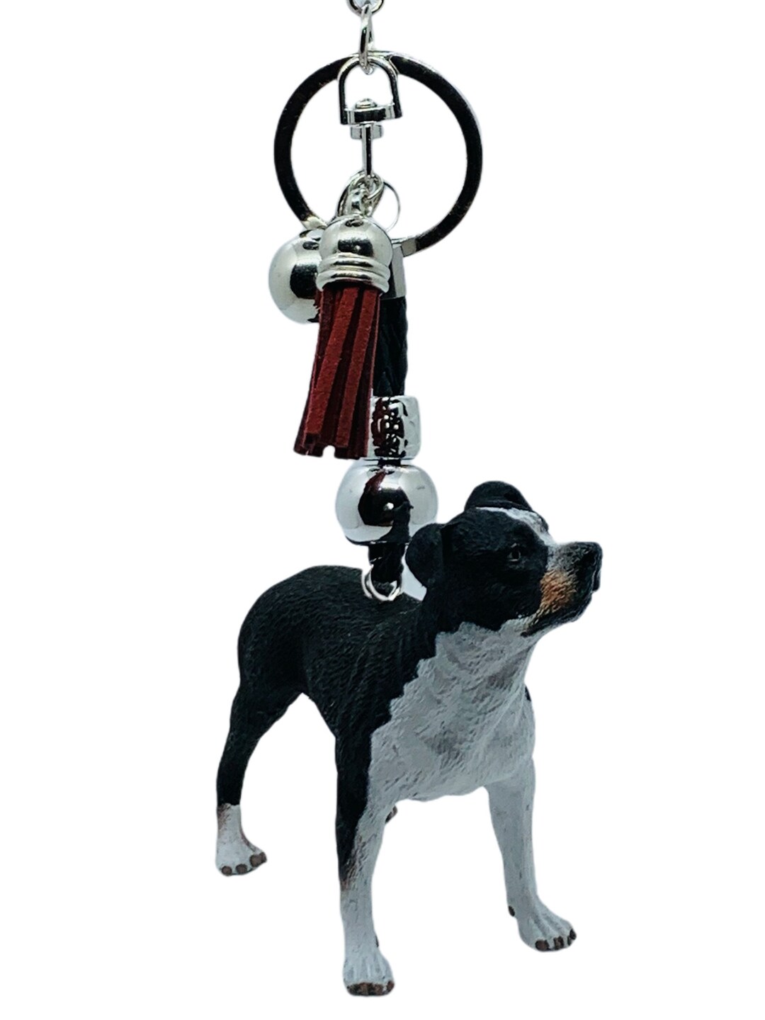 Keychain Pocket Pendant American Staffordshire Terrier/amstaff , With ...