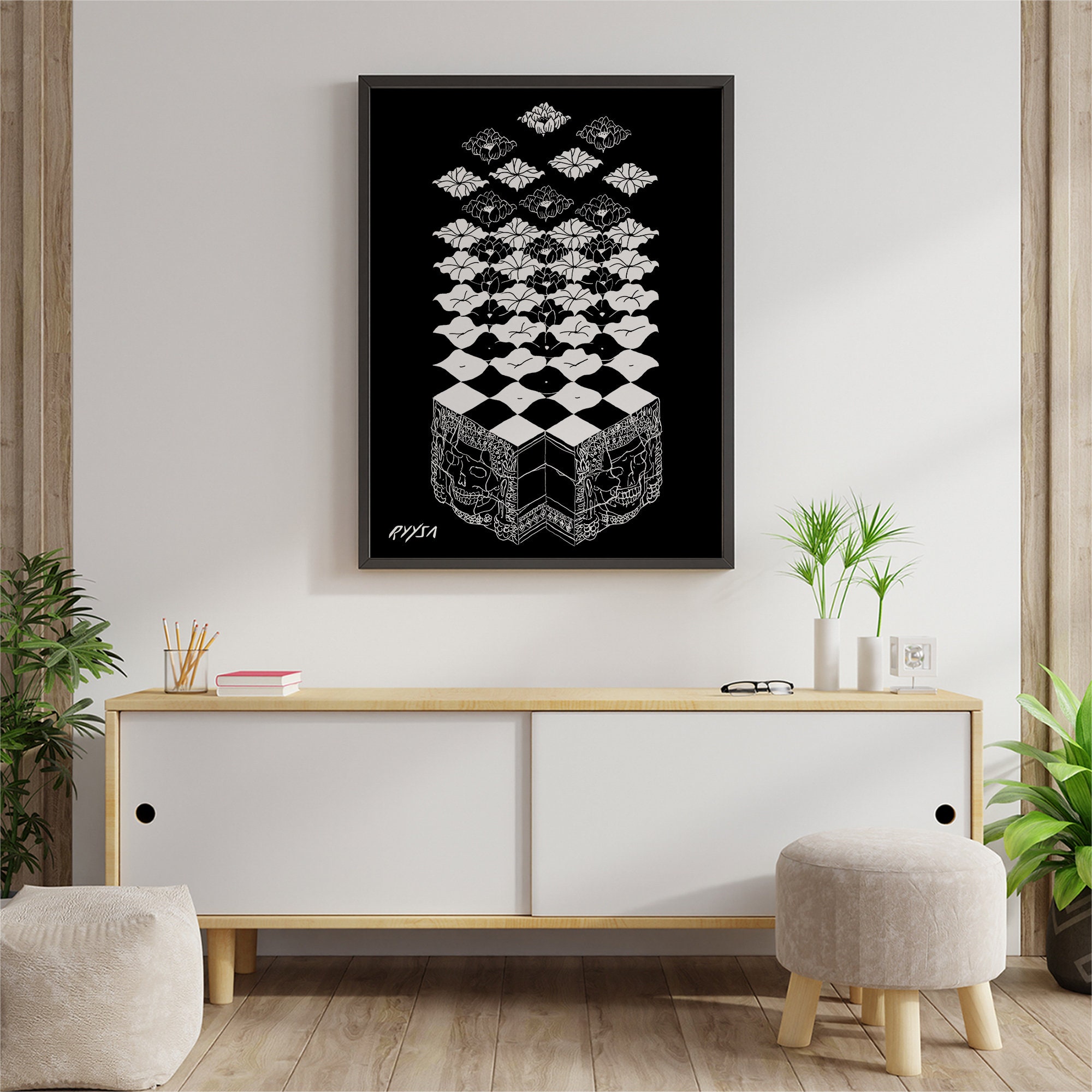 Art Piece Inspired by Dutch Graphic Artist, Master of Tessellation, M.C ...