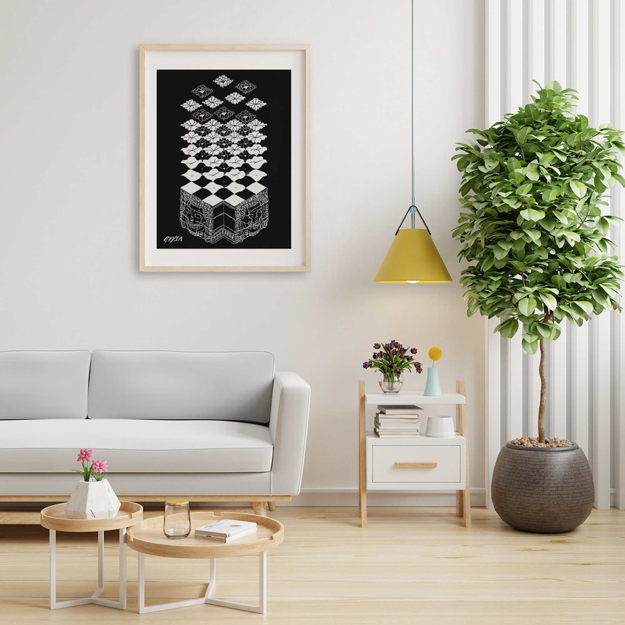 Art Piece Inspired by Dutch Graphic Artist, Master of Tessellation, M.C ...