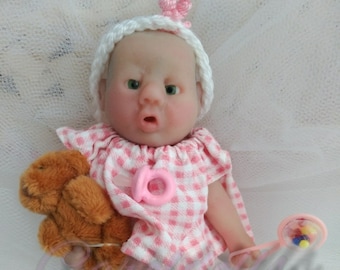 5 Inch Silicone Baby Doll Full Body Akayla, Mini Silicone Babies ...