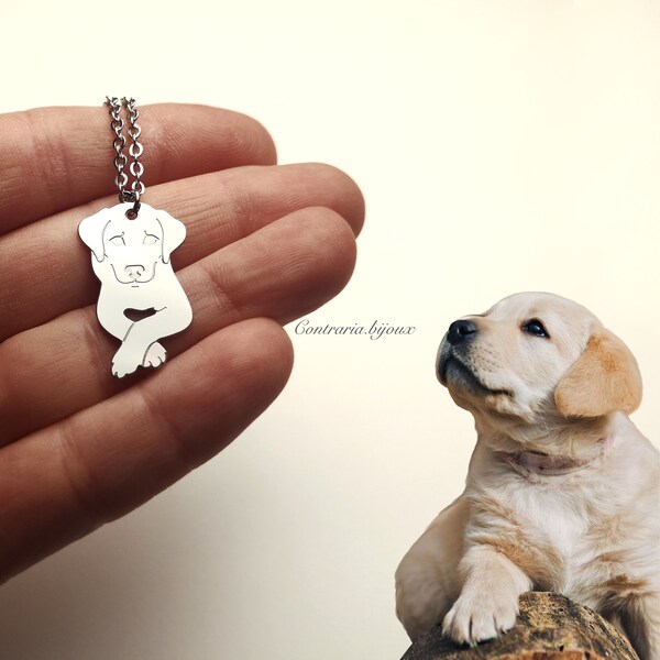 Labrador Necklace - Etsy UK
