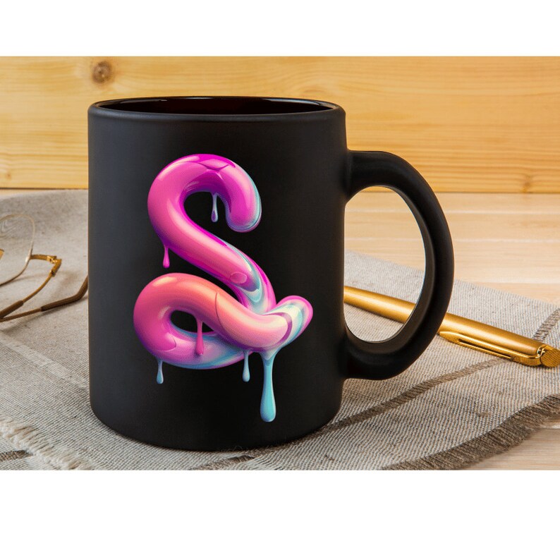 Split Monogram Alphabet, Candy Land Letters, Sweet Alphabet, Dripping ...