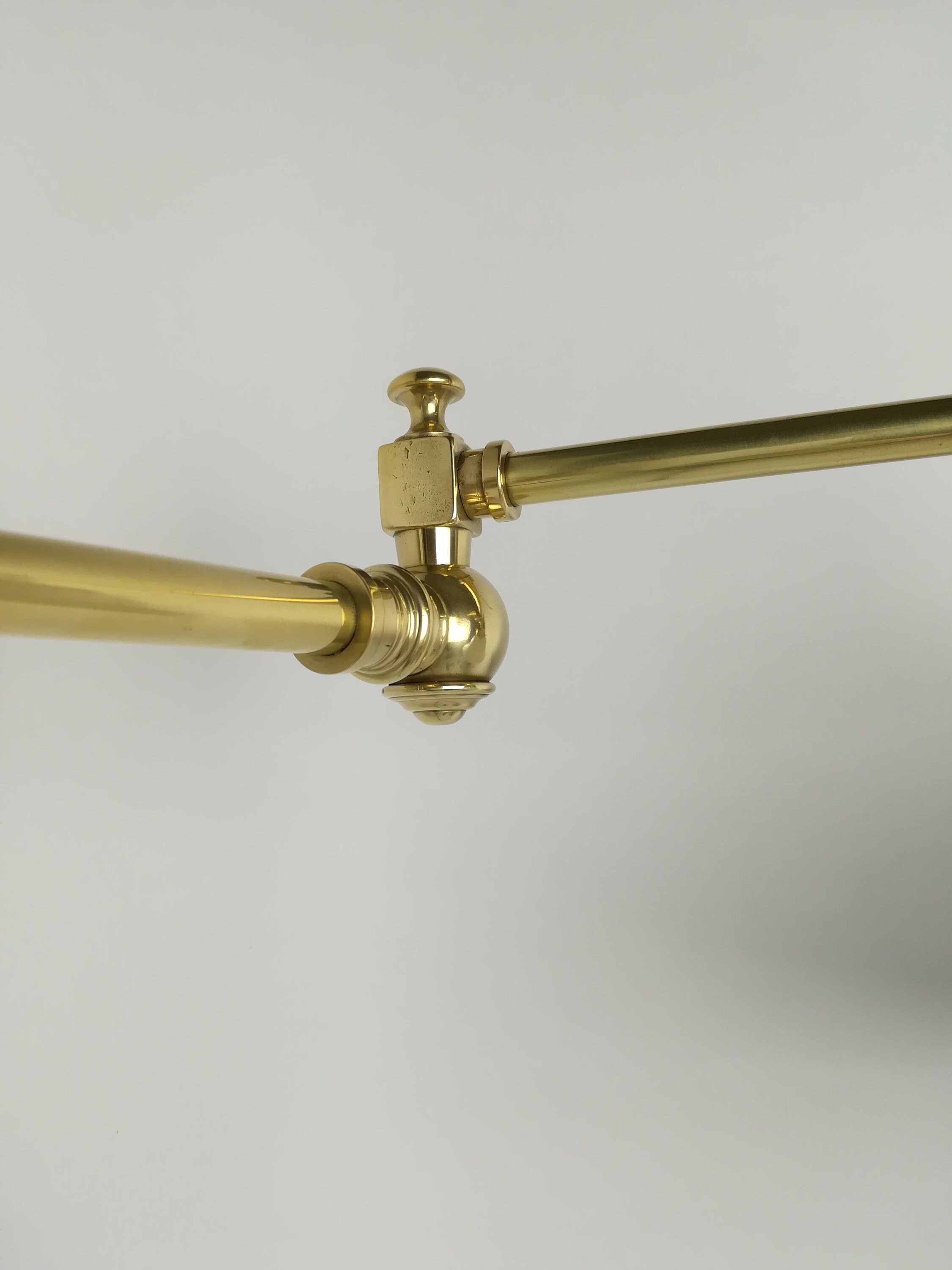 Brass Wall Lamp 2-fold Swivel Lamp for Library - Etsy