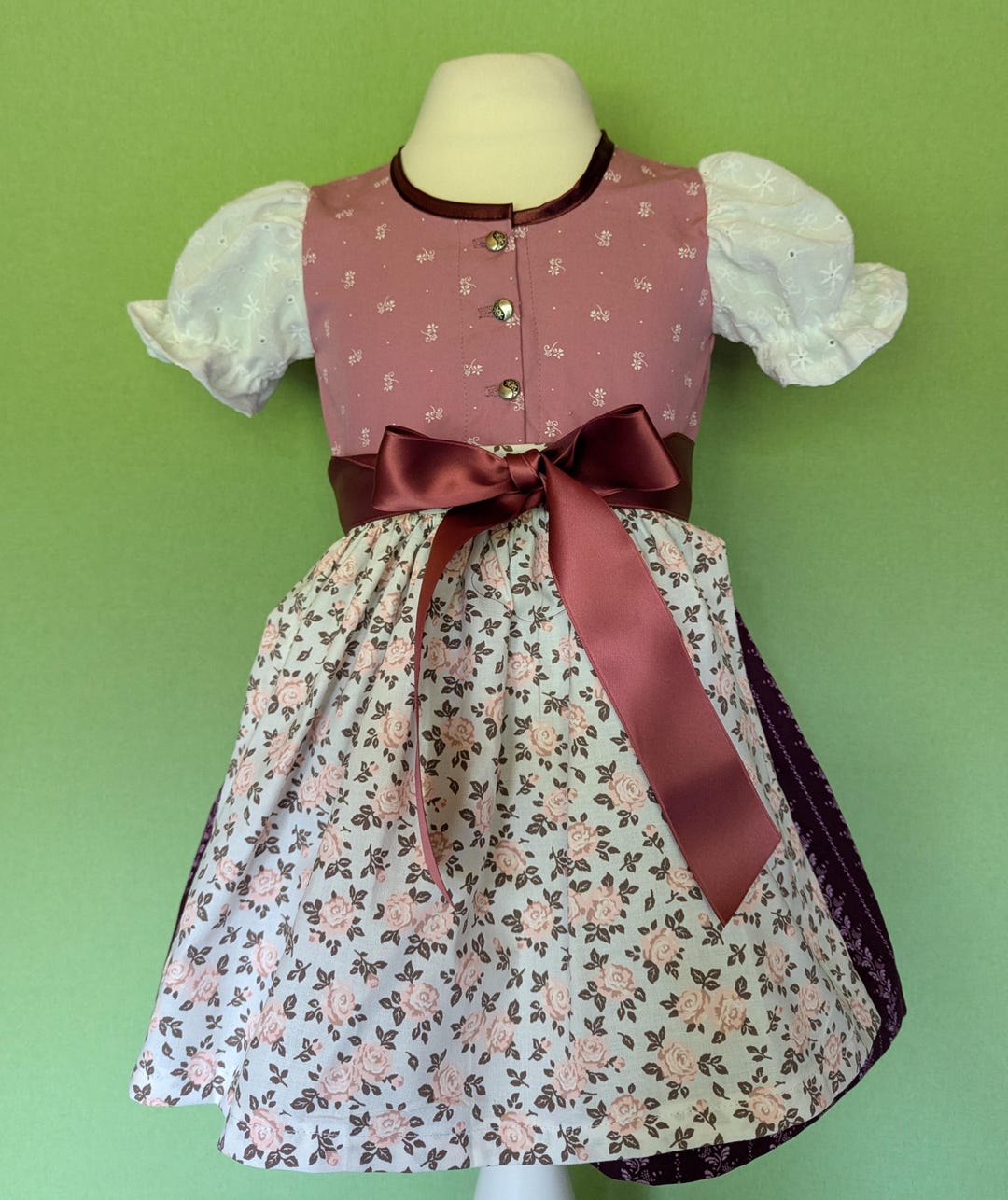 Baby Dirndl Size 74/80 Made of Traditional Fabric, Available ...