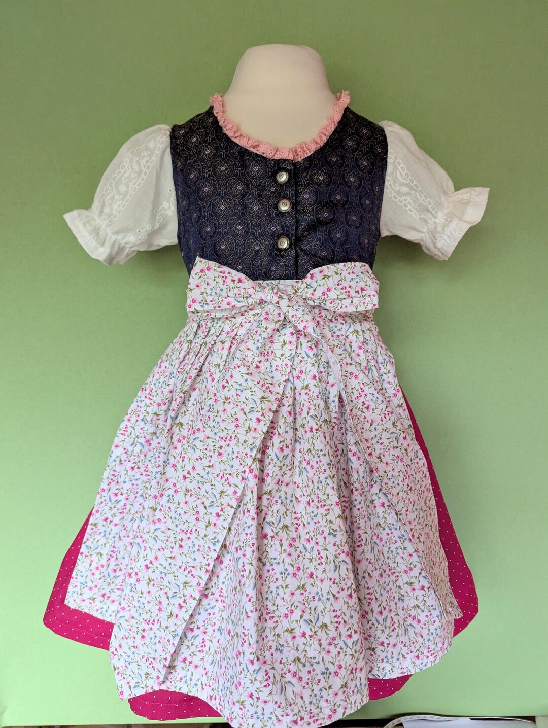 Children's Dirndl Size 92/98 Made of Fashionable and Traditional Dirndl ...
