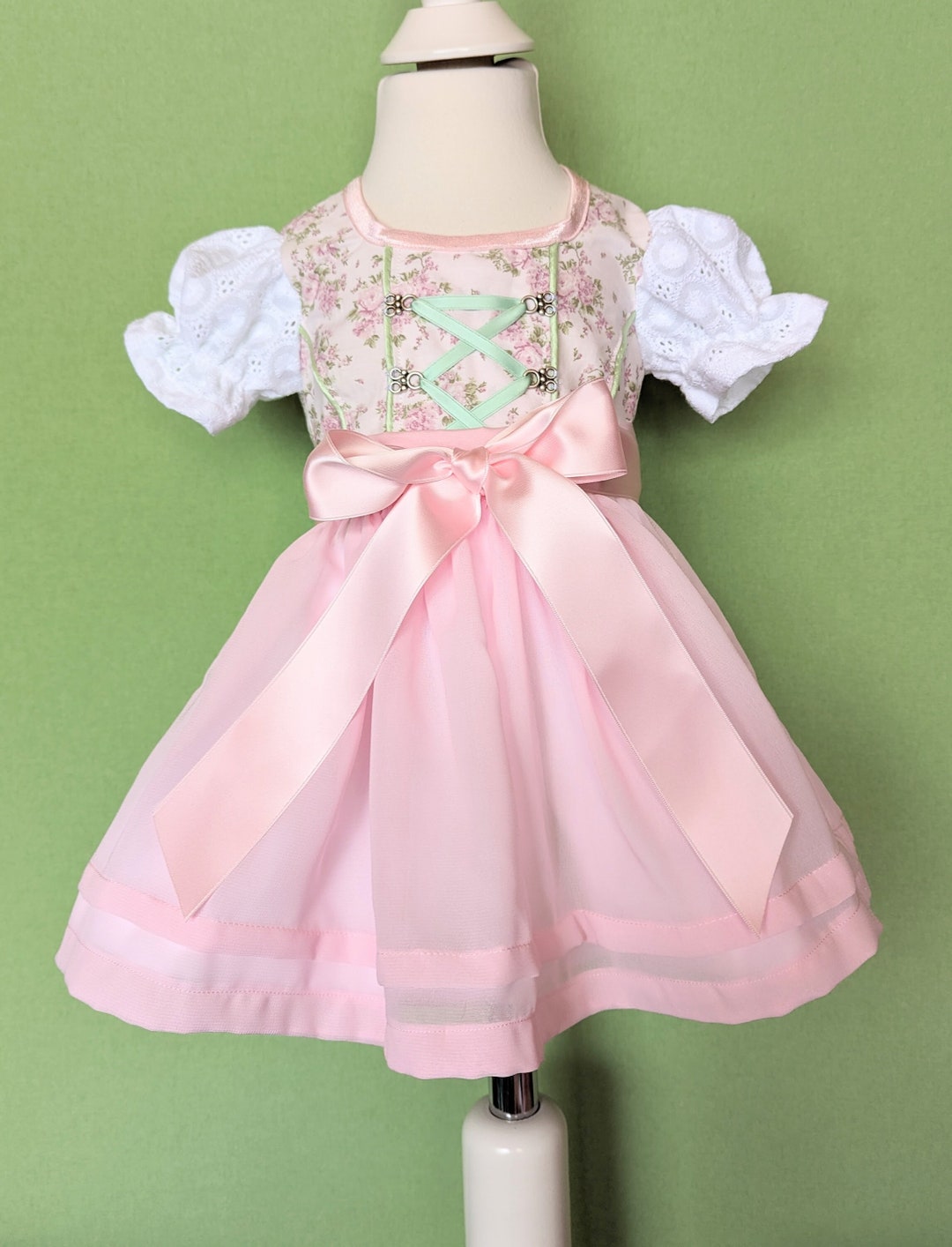 Baby Dirndl Size 68, Very Festive for Baptism or Wedding, Immediately ...