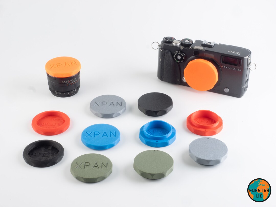Hasselblad Xpan & Fujifilm TX-1 Rear Lens Caps and Body Caps by Forster ...