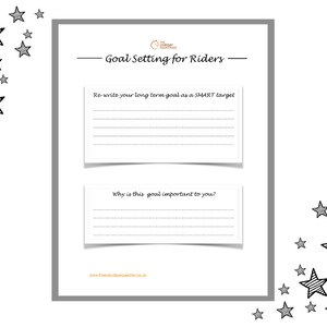 Horse Riders Goal Setting | Equestrian Planner | Horse Rider Confidence ...