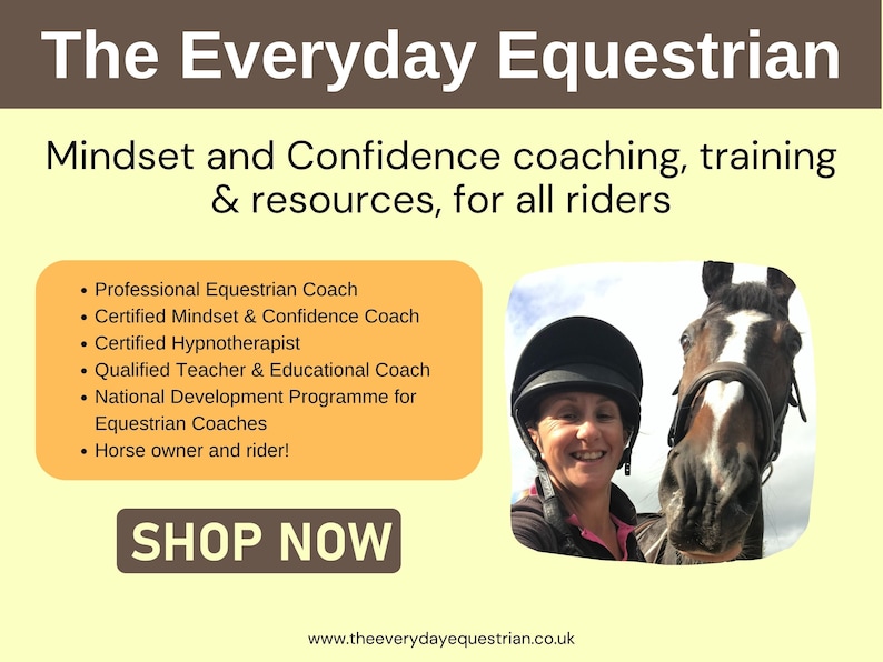Equestrian, Affirmation Cards, Horse Rider Confidence, Positive Quote ...
