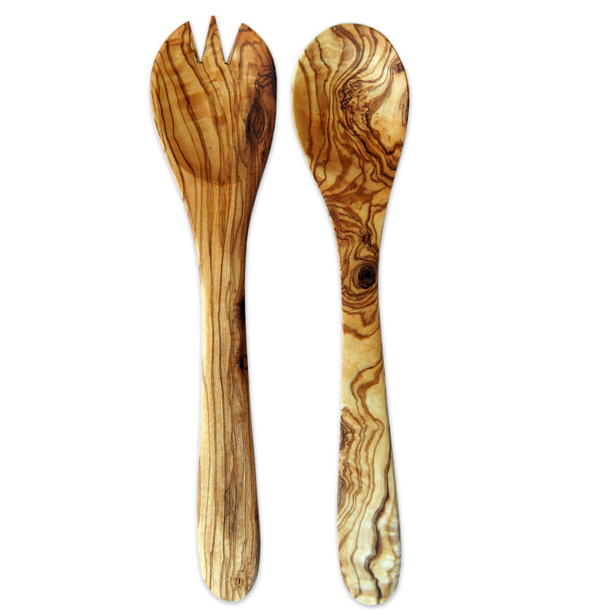 4-piece Cooking Set & Utensils Cup RUND Made of Olive Wood - Etsy Sweden