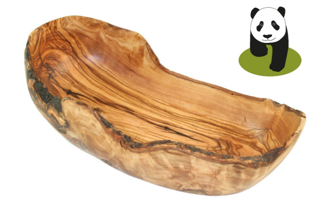 Obstschale RUSTIKAL oval aus Olivenholz 30 33 cm - Etsy.de