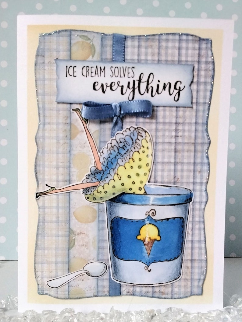 Greeting Card "upside Down Sweet" - Etsy
