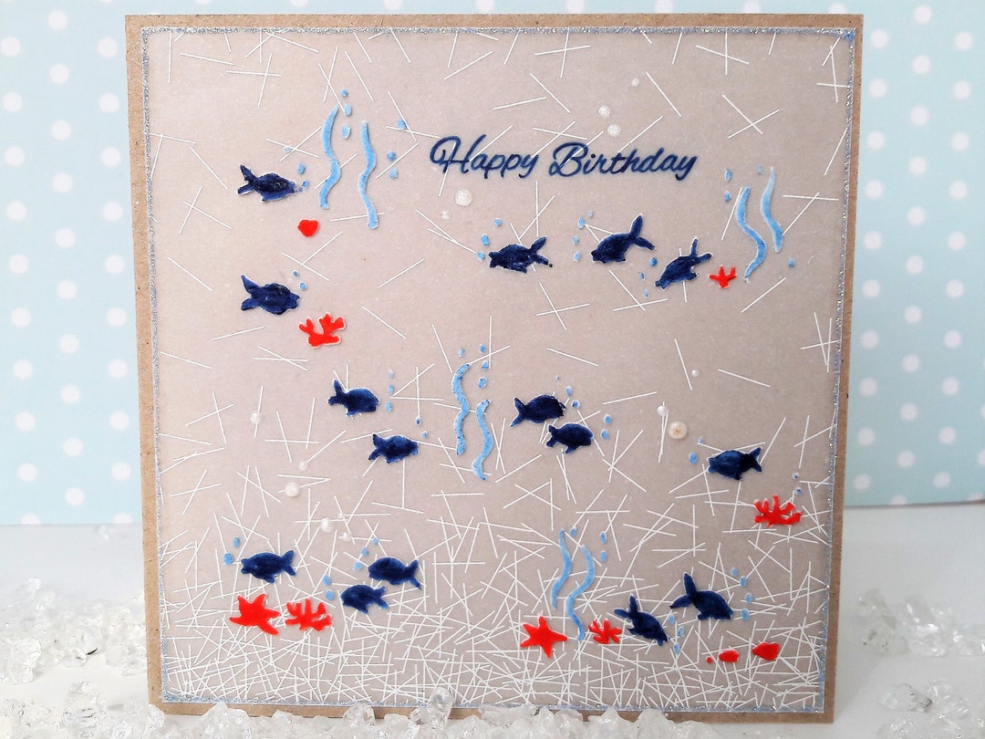 Congratulations Card under the Sea - Etsy