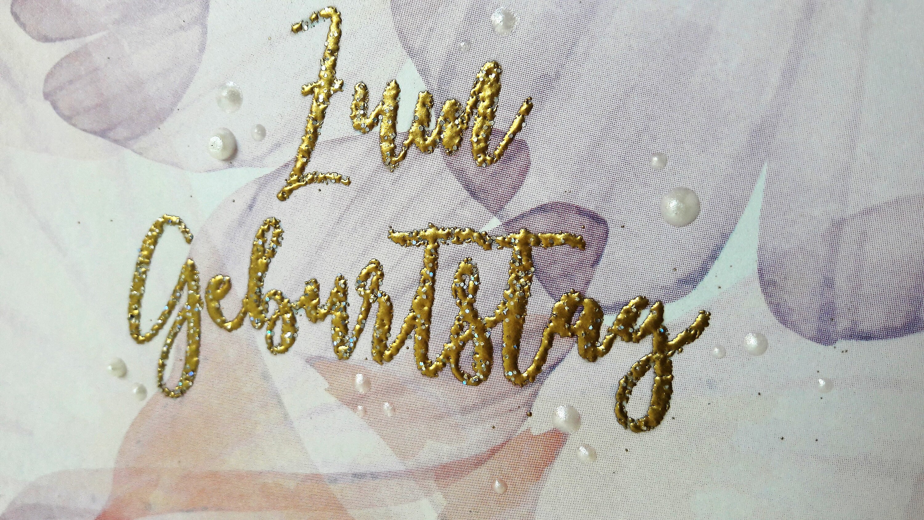 Congratulations Card "tender Petal Rain" - Etsy
