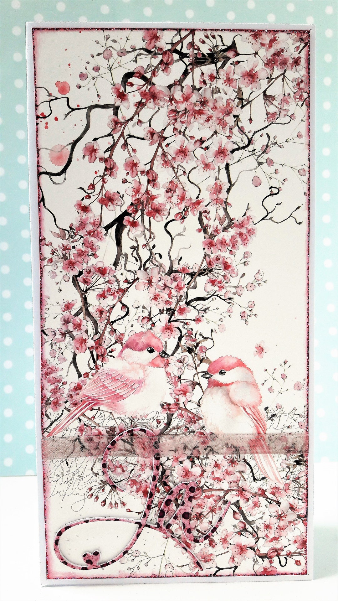 Congratulations Card "loving Birds" - Etsy