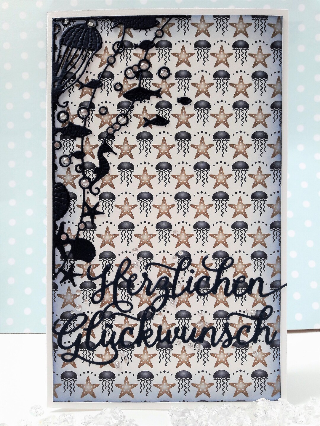 Congratulations Card underwater Treasures - Etsy