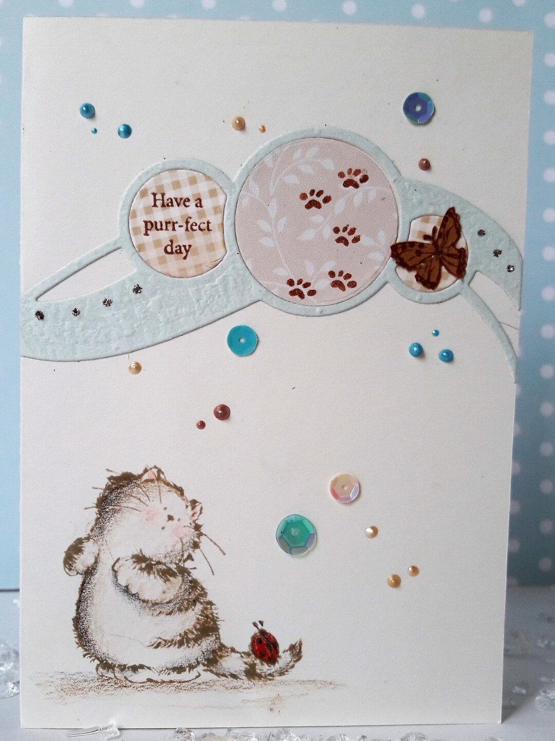 Congratulations Card purr-fect Day - Etsy