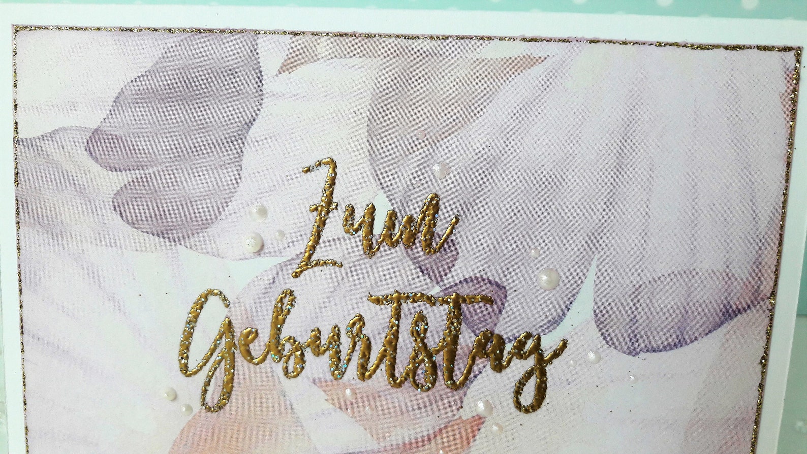 Congratulations Card "tender Petal Rain" - Etsy
