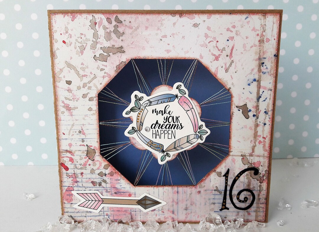 Trapeze Card for the 16th Birthday - Etsy