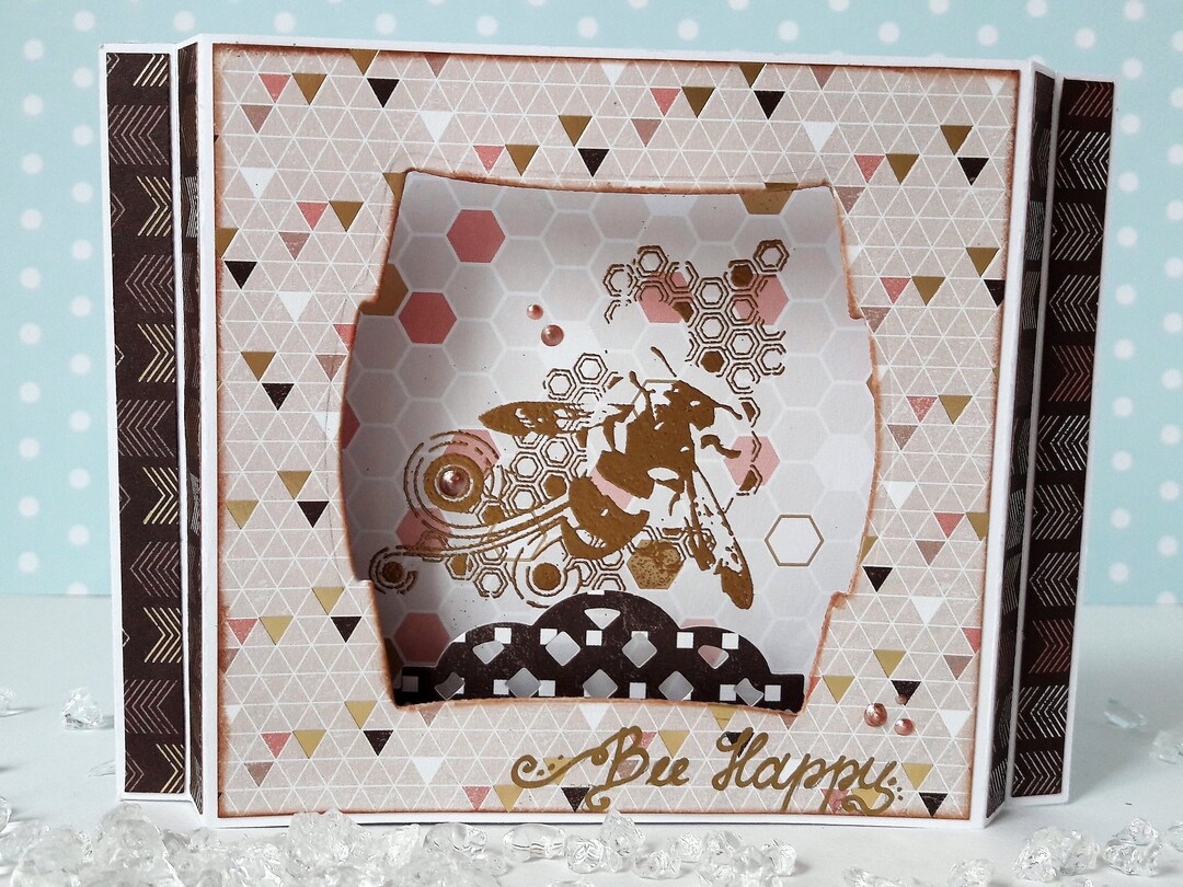 Congratulations Card "bee Happy" - Etsy