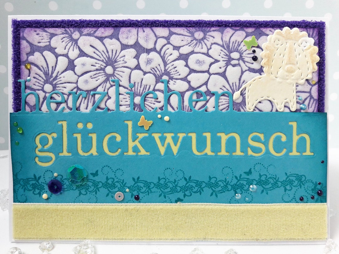 Congratulations Card little Lion - Etsy