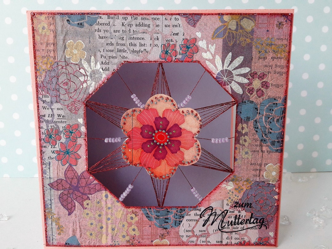 Trapeze Card for Mother's Day - Etsy