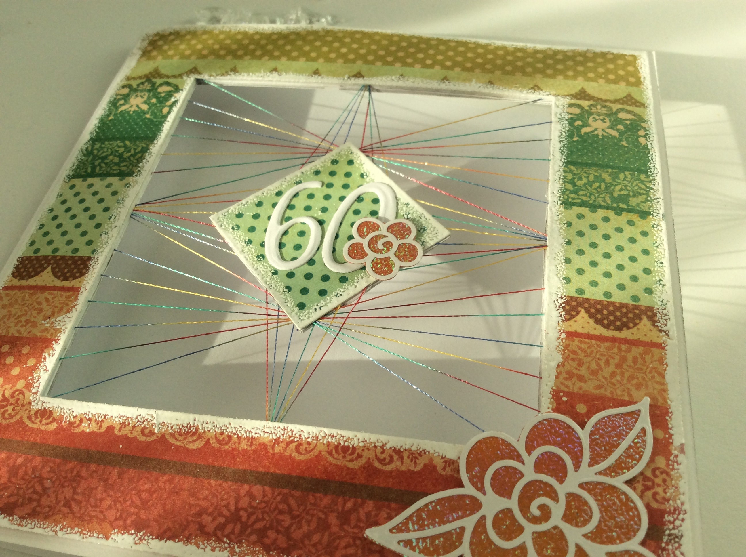 Trapeze Card for 60 Birthday - Etsy