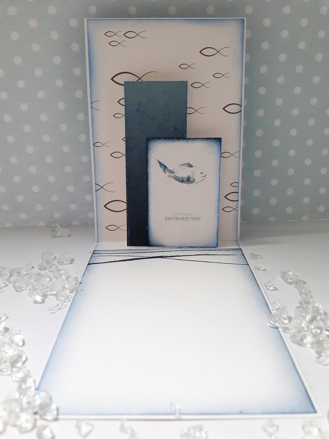 First Communion Pop-up Card - Etsy