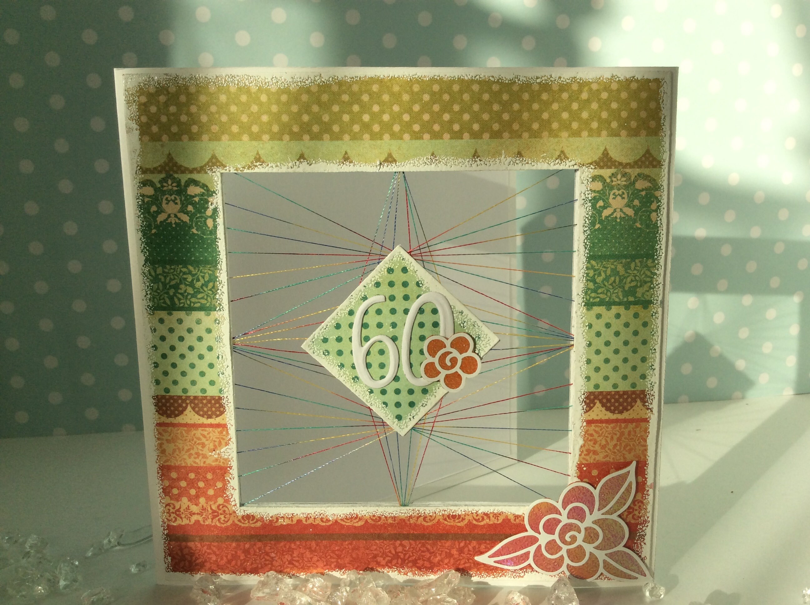 Trapeze Card for 60 Birthday - Etsy