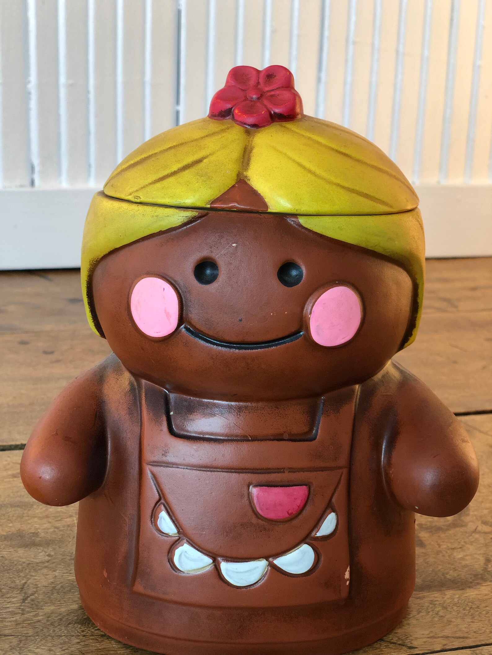 Vintage Cookie Jar Gingerbread Girl Approximately 9 H | Etsy