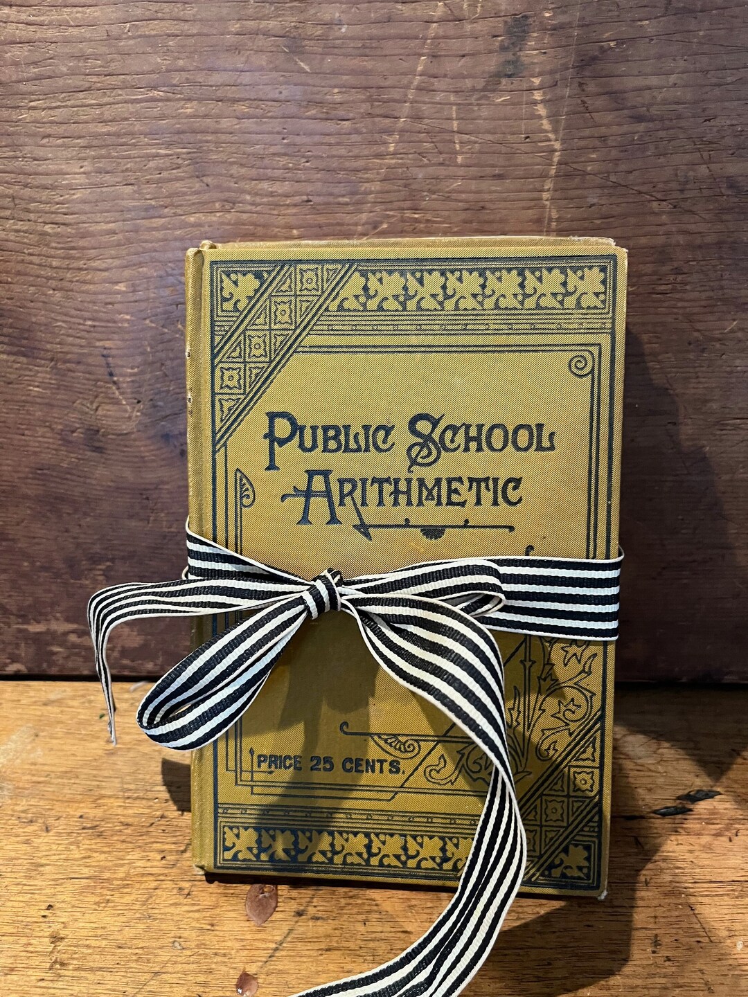 Antique School Book Bundle Set of 3 Book Stack Arithmetic - Etsy