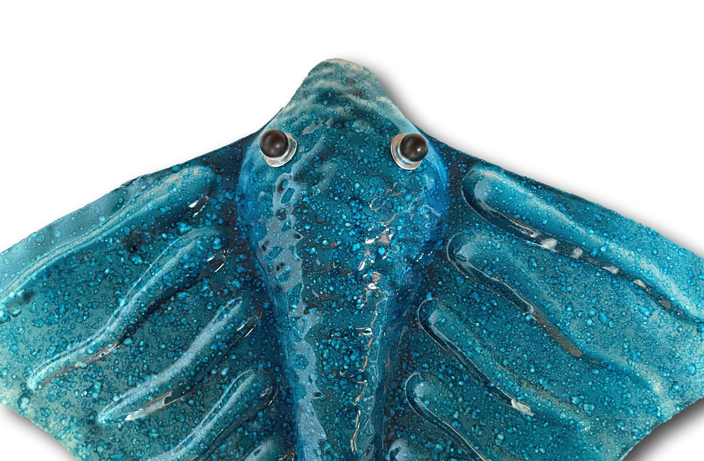 3D Stingray Realistic Wall Art Handmade Metal Art Garden - Etsy