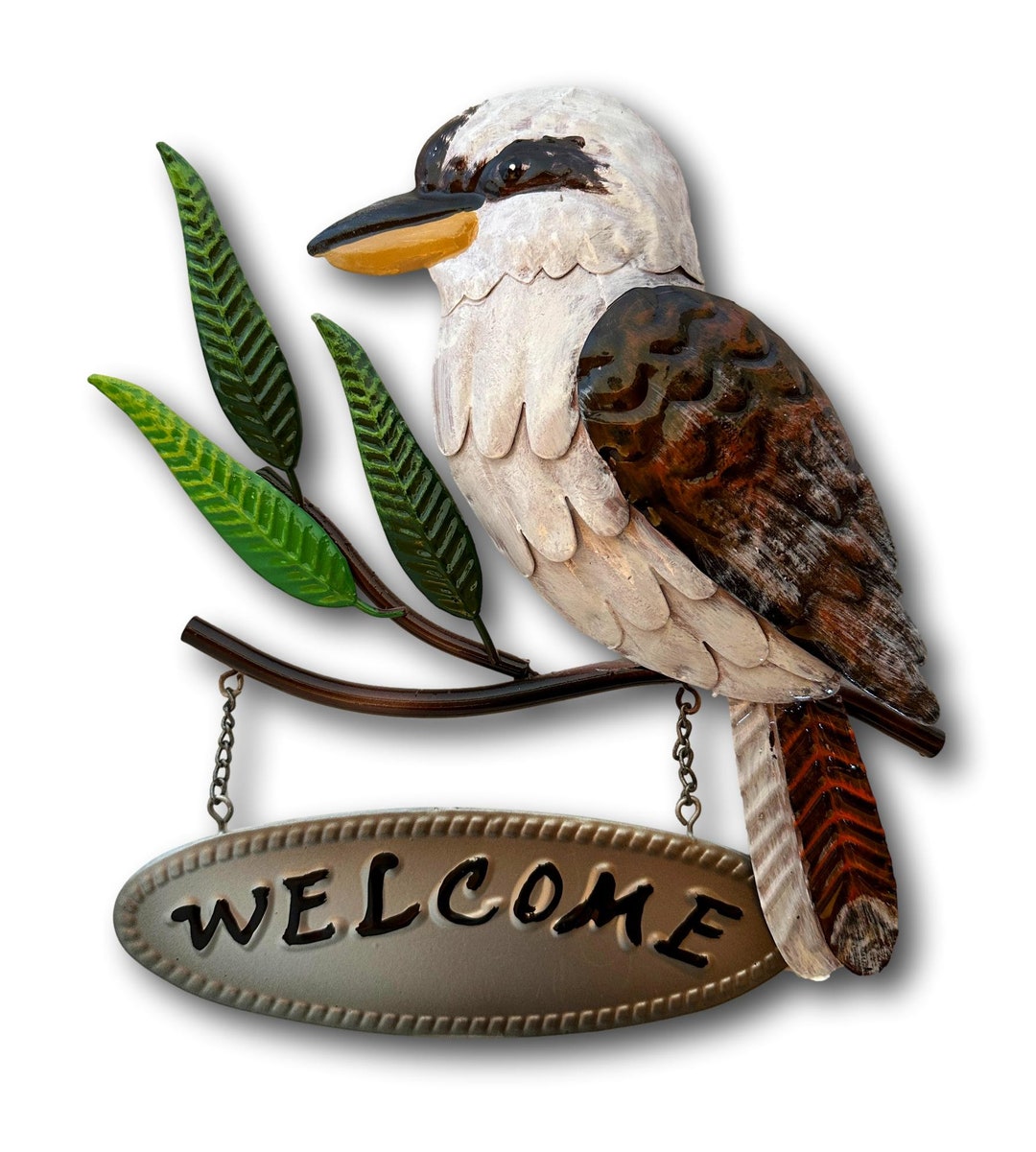Kookaburra Welcome Sign Wall Art Handmade Metal Art Home - Etsy