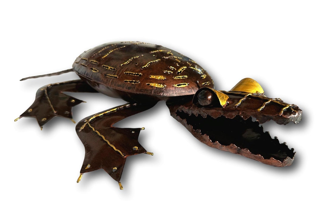 Crocodile Mosquito Coil Holder - Handmade Bali Metal Art Home Garden ...