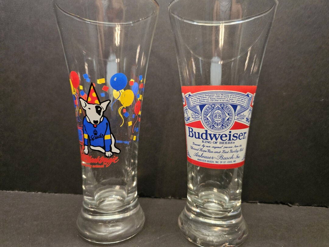 Variety of 2 Budweiser, Bud Light, Spuds Mackenzie Pilsner Style ...